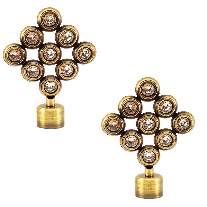 Buy top-notch brass End Cap online | Curtain Label