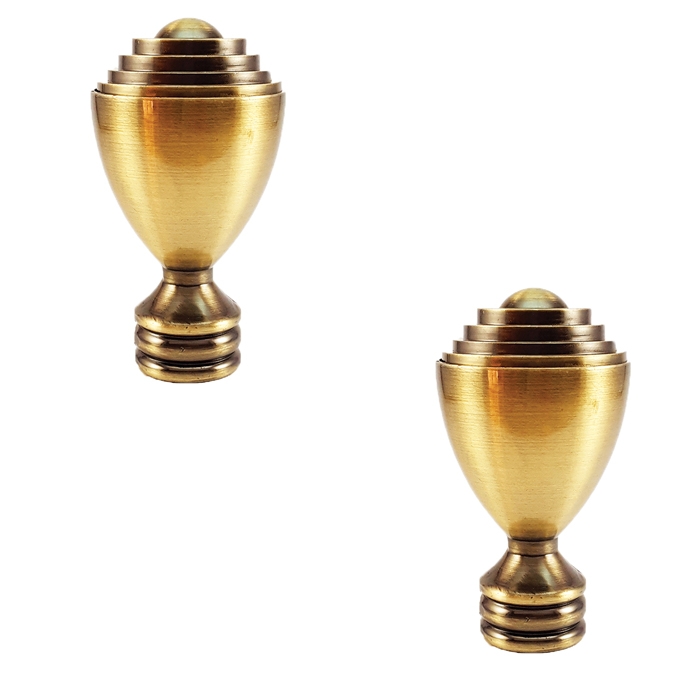 Buy unique brass End Cap online | Curtain Label