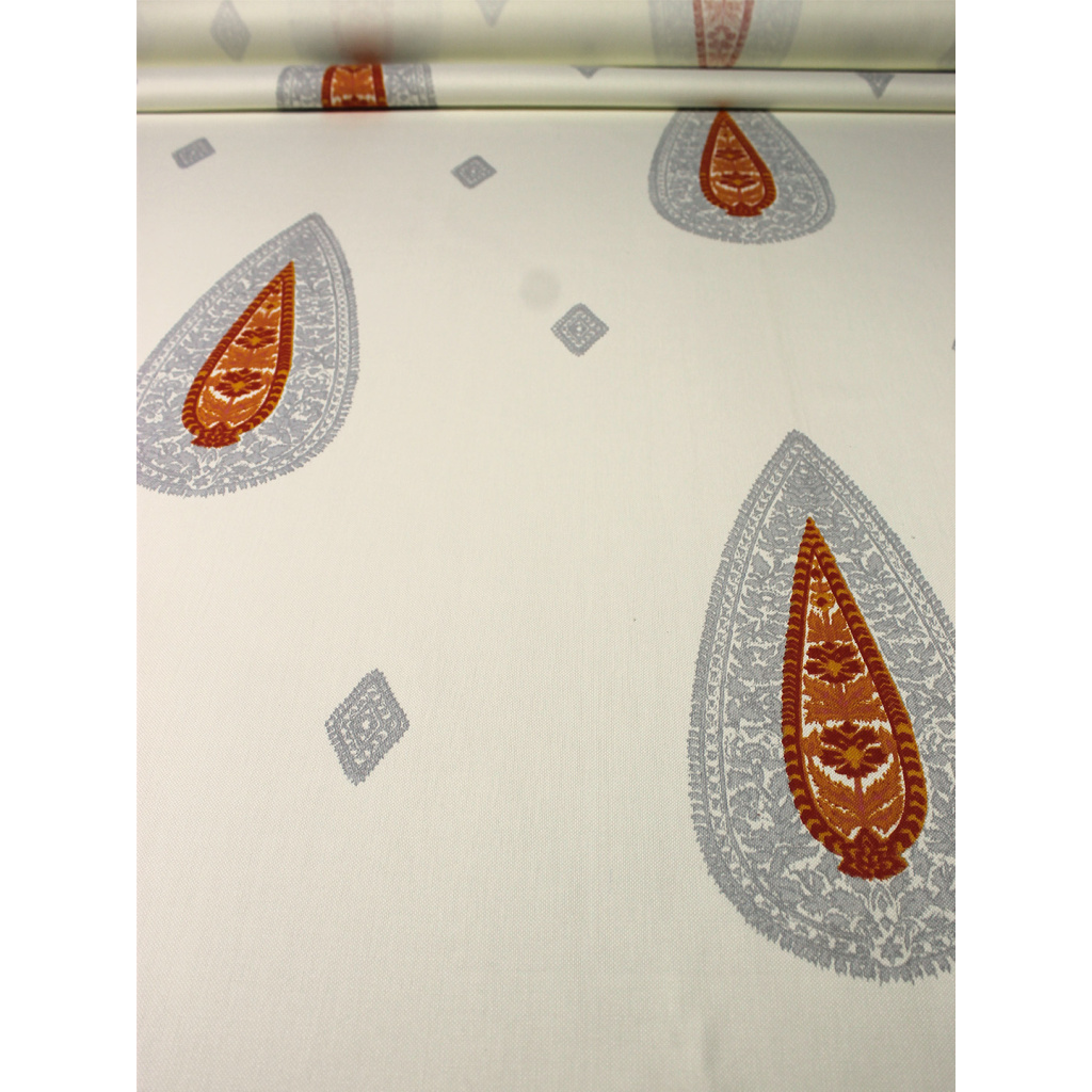 Sahara Fabric Sample - Paisley Printed Fabric - 1 Colour - Curtain Label