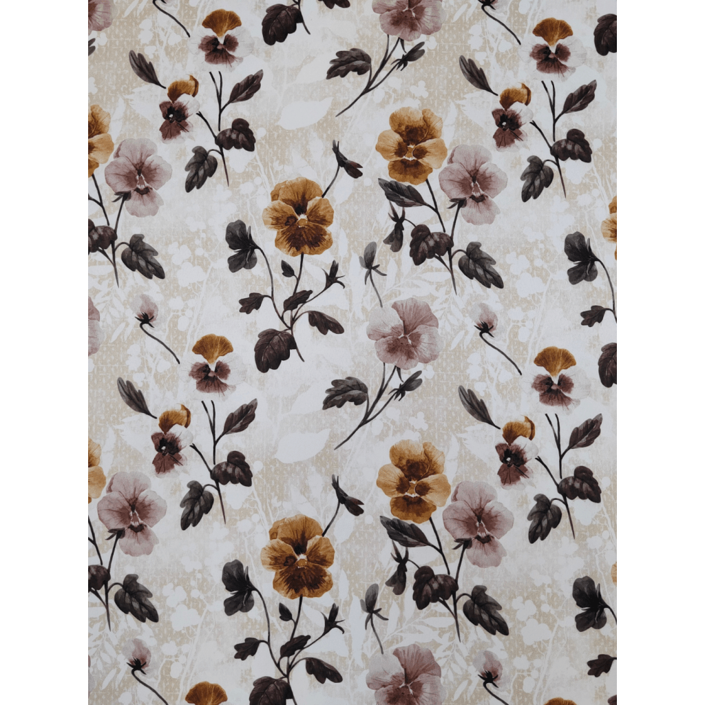 Renee Fabric Sample - Digital Printed Fabric - 5 Colours - Curtain Label