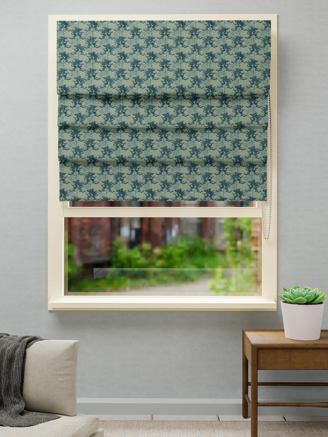 Nora Roman Blinds - Tree Design Jacquard Fabric - Curtain Label