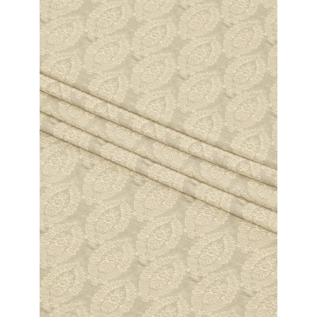 Rentona Fabric Sample - Jacquard Floral Fabric - 6 Colours - Curtain Label