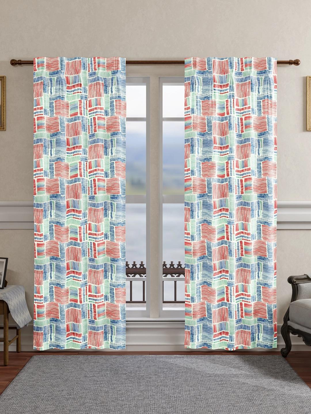 Boom Box Curtains - Kids Printed Fabric - Set of 2 - Curtain Label
